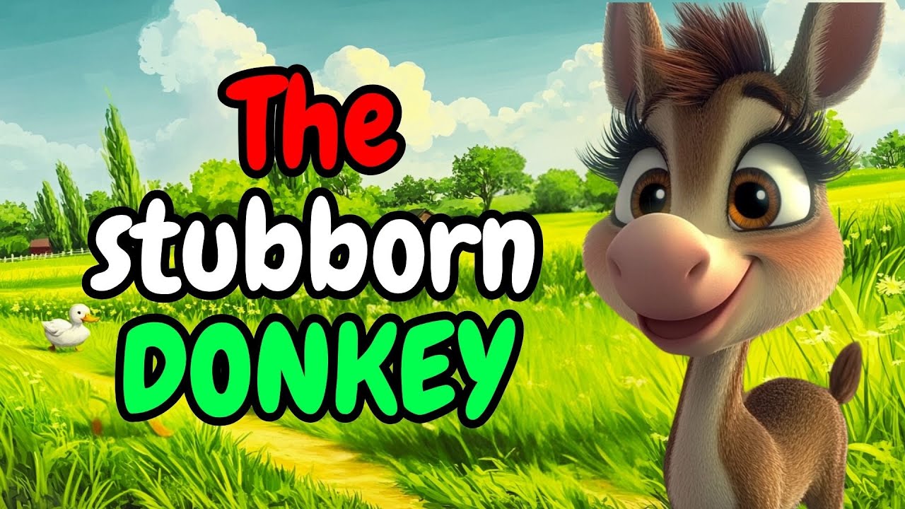 The Stubborn Donkey 🐴🎶 | Fun Kids Song & Animated Video! - YouTube