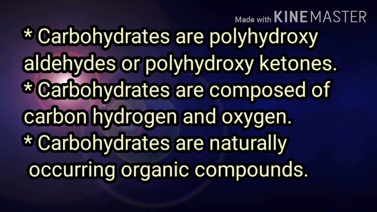 Project work on "Carbohydrates" - YouTube