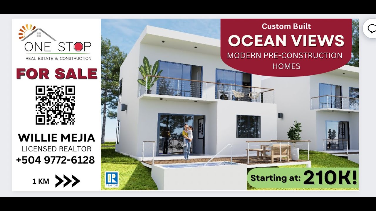 Real estate in Roatan - Ocean View | 210k House for sale with a Million ...