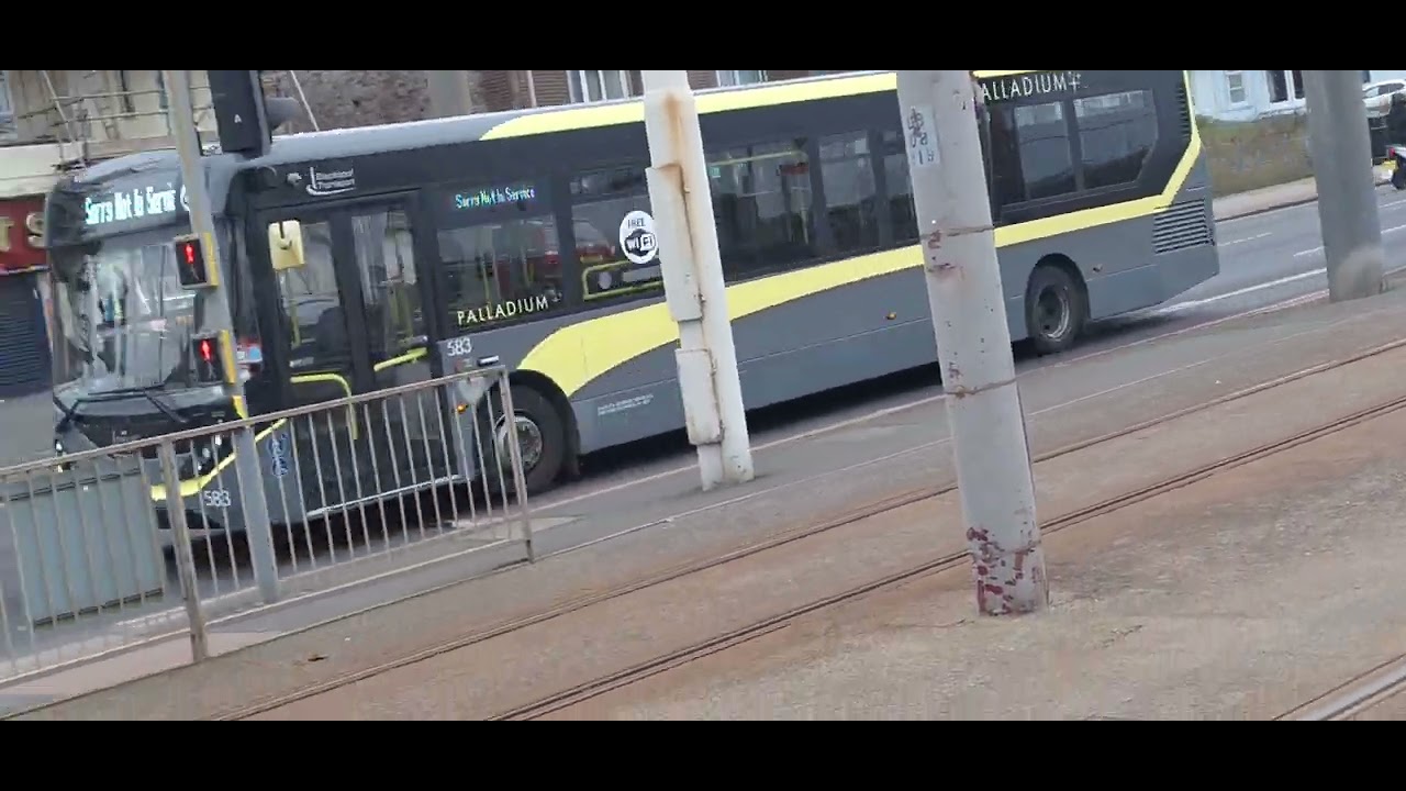 Blackpool transport 583 Alexander dennis enviro200mmc passing by - YouTube
