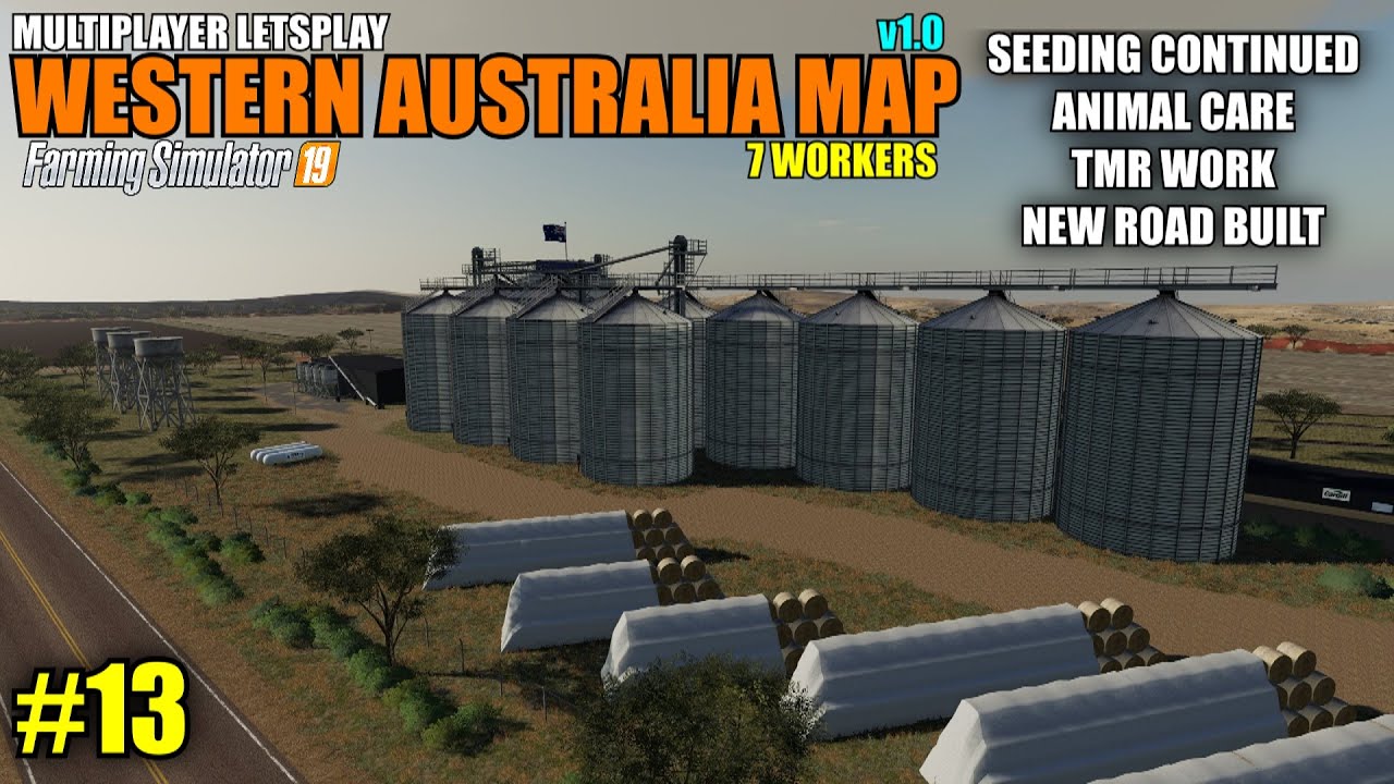 FS19 - Western Australia Map v1.0 Multiplayer Letsplay Part 13 - YouTube