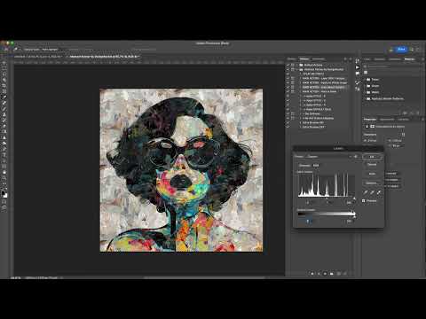 Abstract Painter - Abstract Portrait, an Action Add-On by DesignRocket