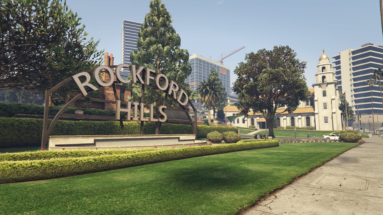 [4K] Welcome to Los Santos: Walking Tour of Rockford Hills in GTA V ...