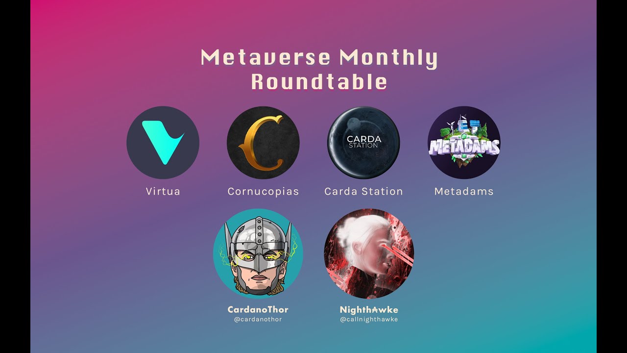 Metaverse Monthly Roundtable - YouTube