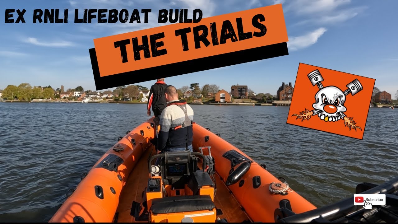 EX RNLI ATLANTIC 75 RIB REFIT TRIALS - YouTube