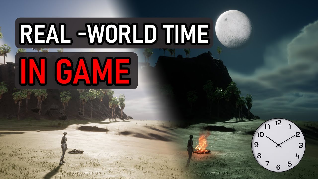 How to Get Real World Time Inside the Game World - UE5 Tutorial - YouTube