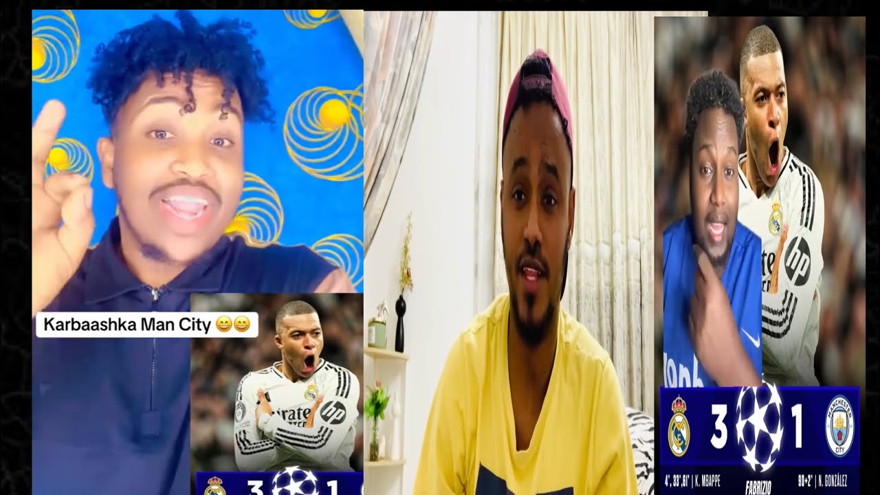 WALEE REAL MADRID CADCADKA MUCJISO WAYE || REAL MADRID OO CAAWA MANCITY KU DUBATAAY IYO CITY BYE ...