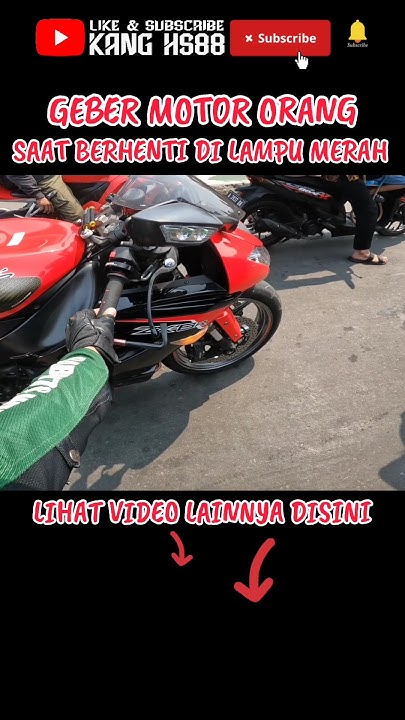 Geber Motor Orang Saat Di Lampu Merah #reaction #viral #zx25r #shorts #zx6r - YouTube