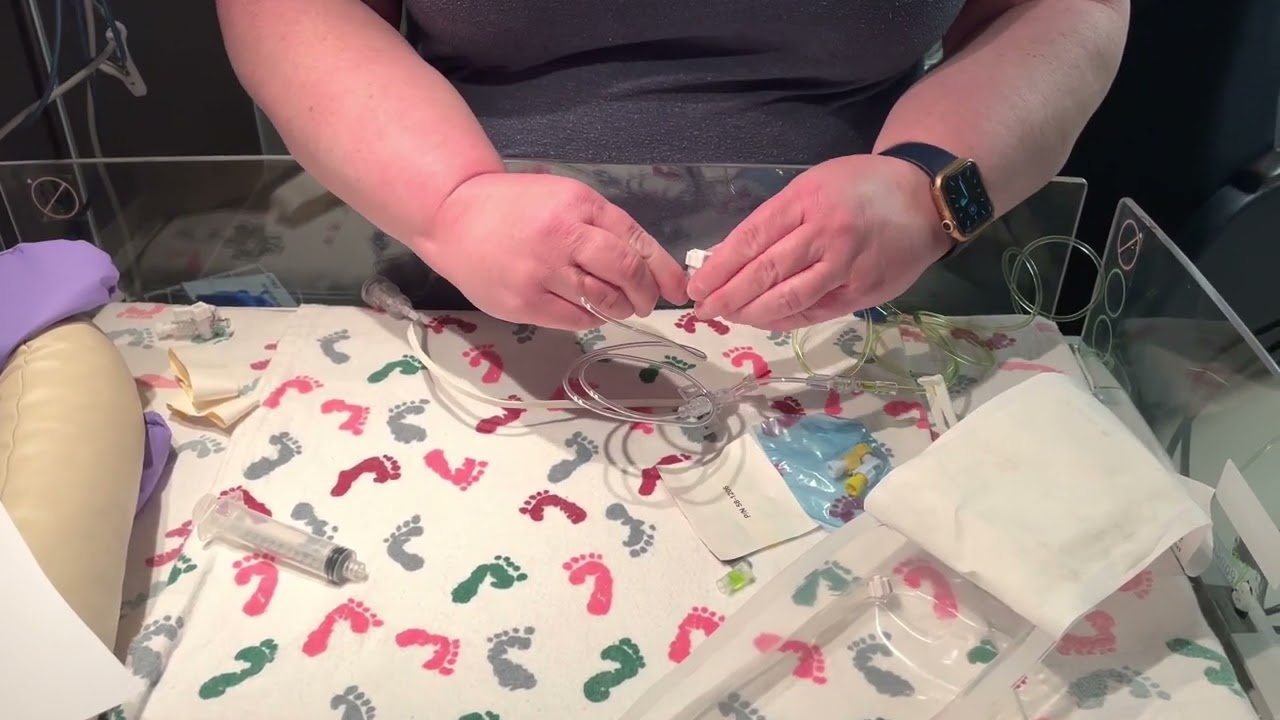 Priming UAC Transducer line - YouTube