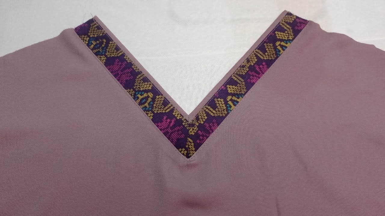 V Neck Sewing Technique | Sewing Tutorial For Beginners - YouTube