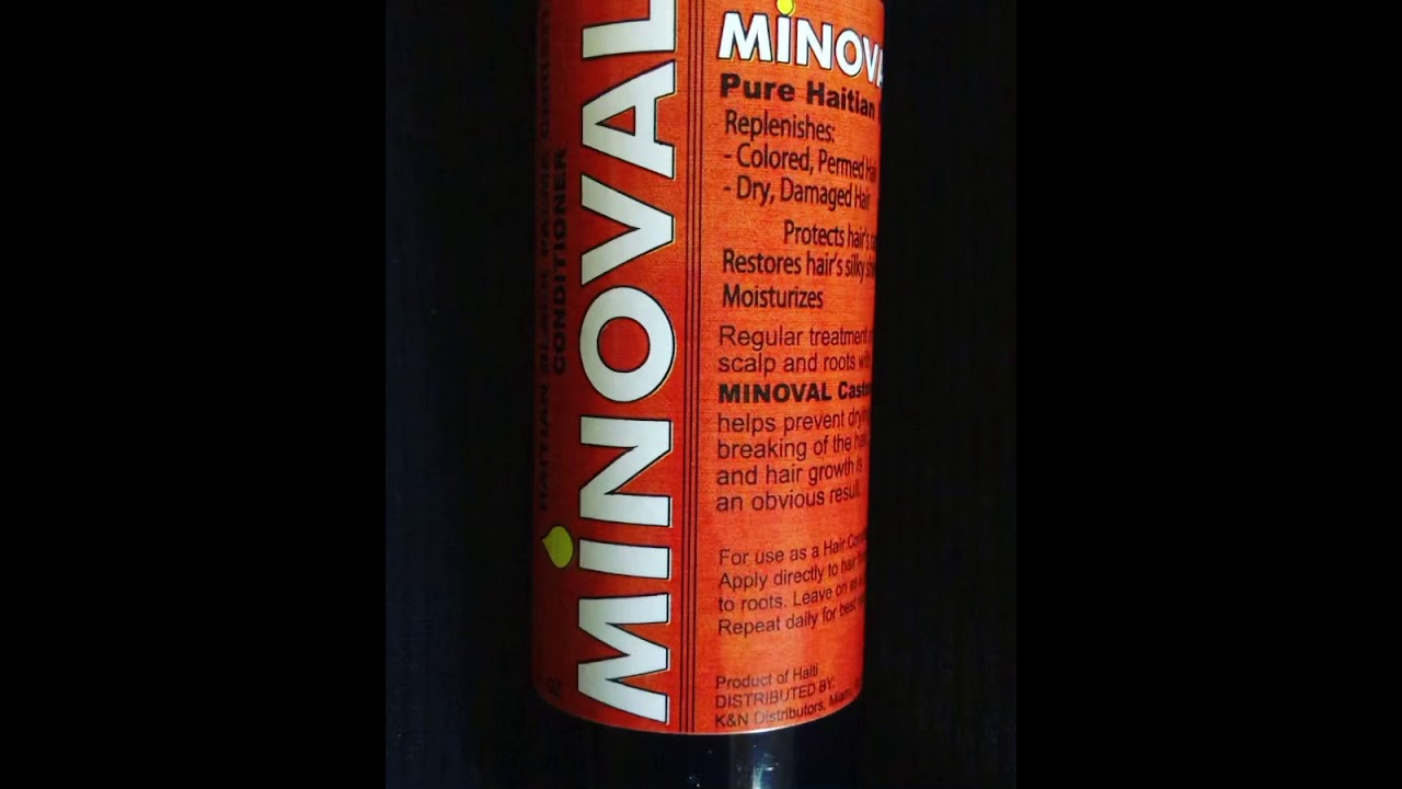 Minoval Pure Haitian Black Palma Christi Oil - YouTube