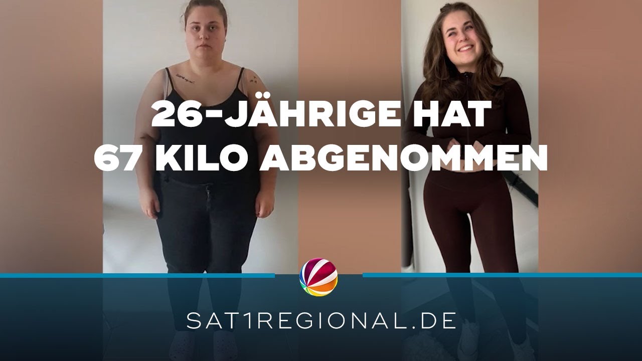 67 Kilogramm abgenommen: 26-Jährige hat ihr Gewicht halbiert - YouTube