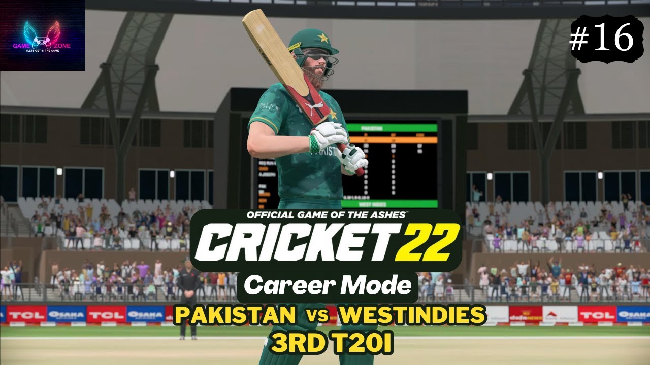 (PS5) Cricket 22 Gameplay Career Mode | Pakistan vs West Indies Final ...