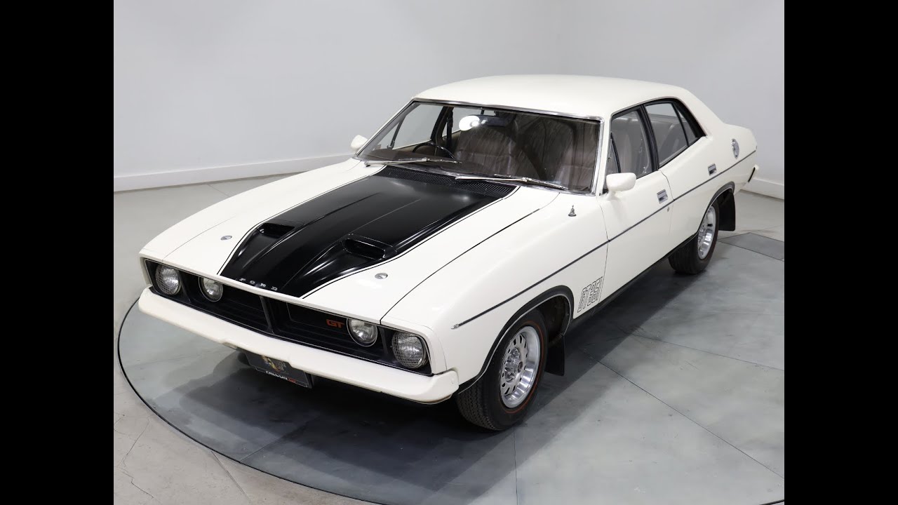 For Sale - 1973 Ford Falcon XB GT 4V - Polar White - YouTube