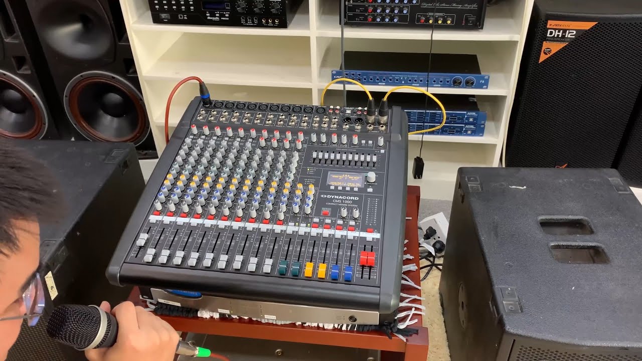 Trải nghiệm mixer Analog khủng Dynacord CMS1000-3 Made In Germany LH ...