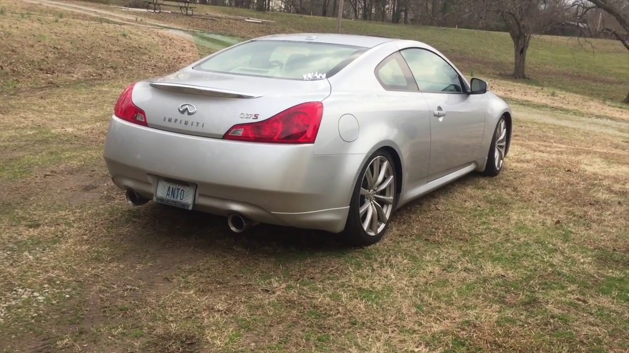 08 G37 Berks Non Resonated Test Pipes + Manzo Axle Back Exhaust - YouTube