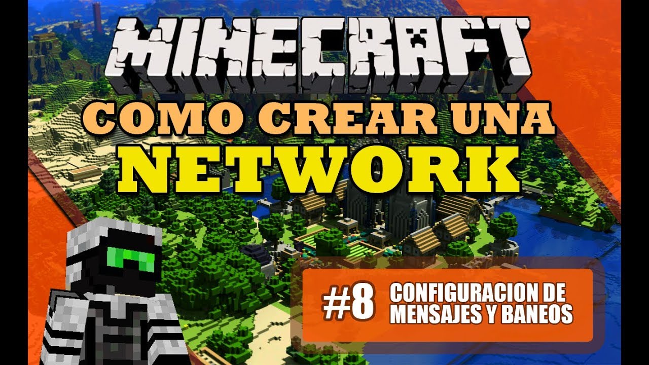 Como CREAR una NETWORK de Minecraft - Configuracion de Mensajes y ...