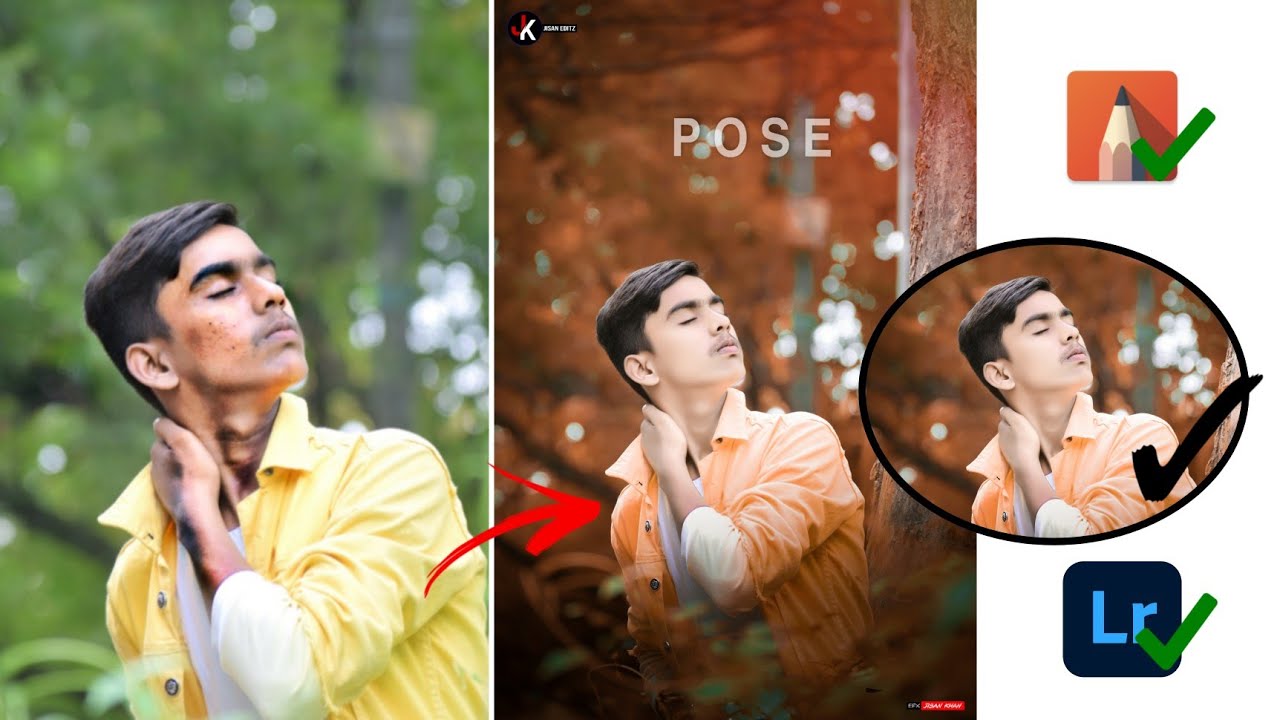 New stylish photo editing // JK EDITZ 🔥/how to best colour change edit ...