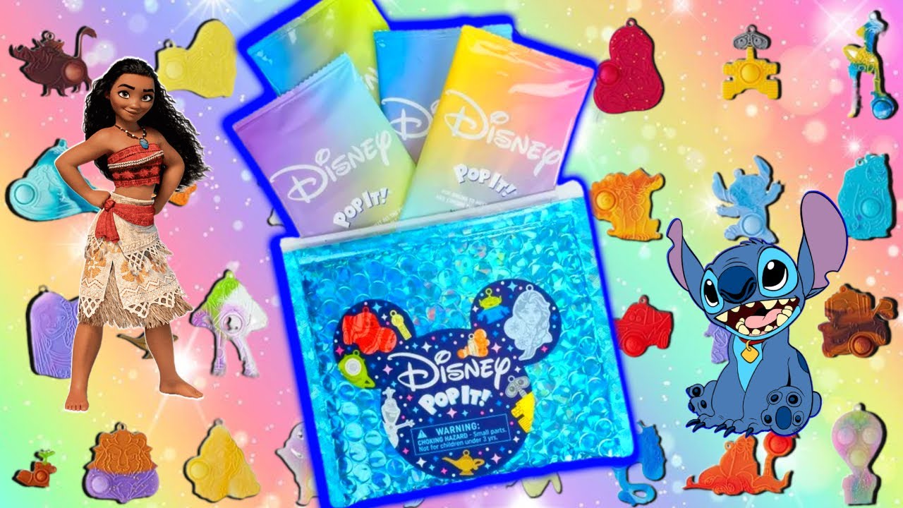 Unboxing Disney Pop It! Pets Mystery Fidget Toys! - YouTube