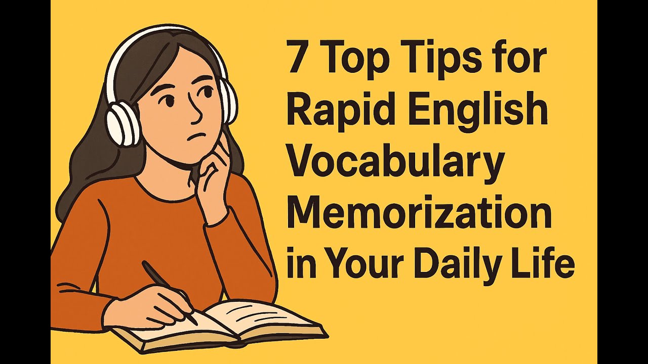Learn English Faster | 7 Secret Tips for Fast English Vocabulary Memorization - YouTube