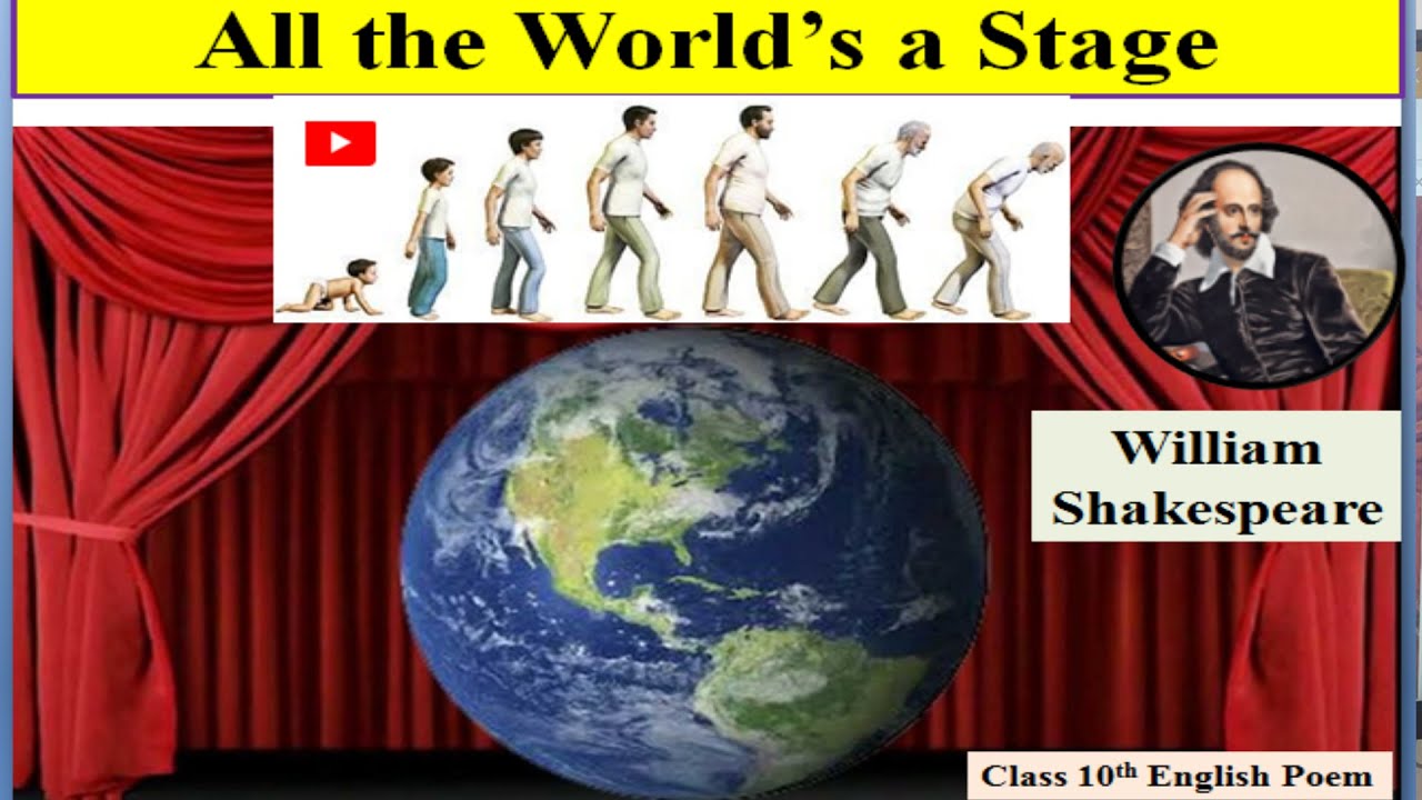 All the World's a Stage By William Shakespeare | Class 10th | Stanza ...