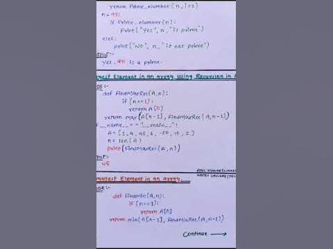 Python On Recursion Codes - Youtube
