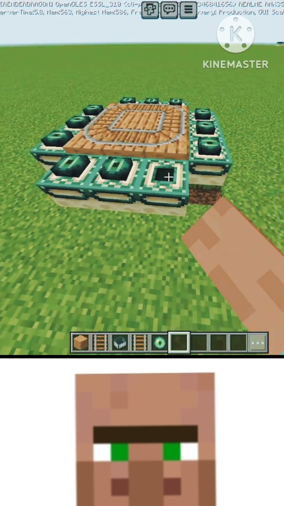 Minecraft Rail Hack #shorts #gaming #memes - YouTube