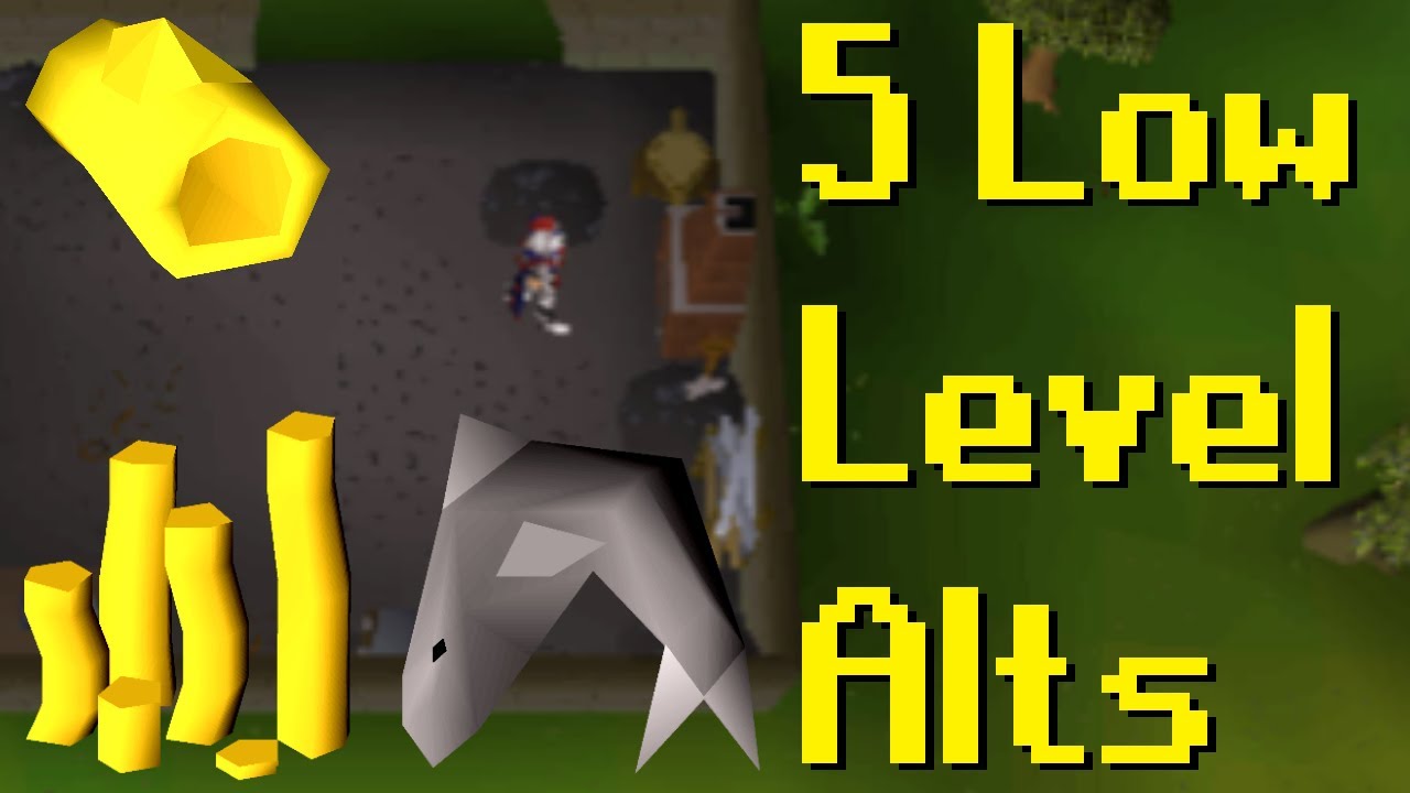 [OSRS] 5 Low Level Money Making Alts - YouTube
