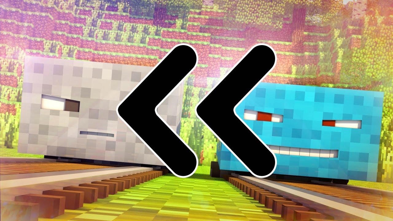 Talking Blocks: Minecarts - Blue Monkey (Minecraft Animation ...