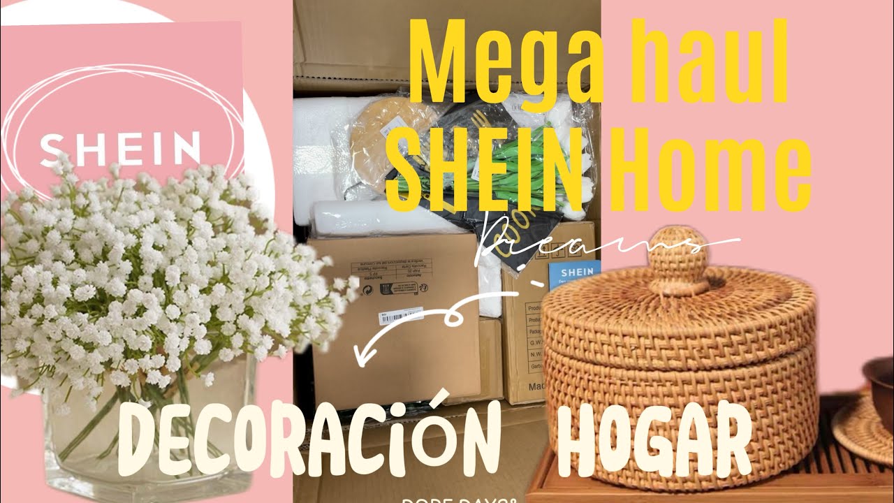 Unboxing 🪴Accesorios para el Hogar de SHEIN | Decoración y Estilo a ...