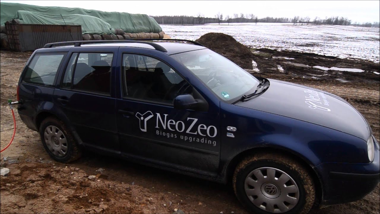 Fuelling of biogas CNG/CBG car with biomethane from NeoZeo's biogas ...