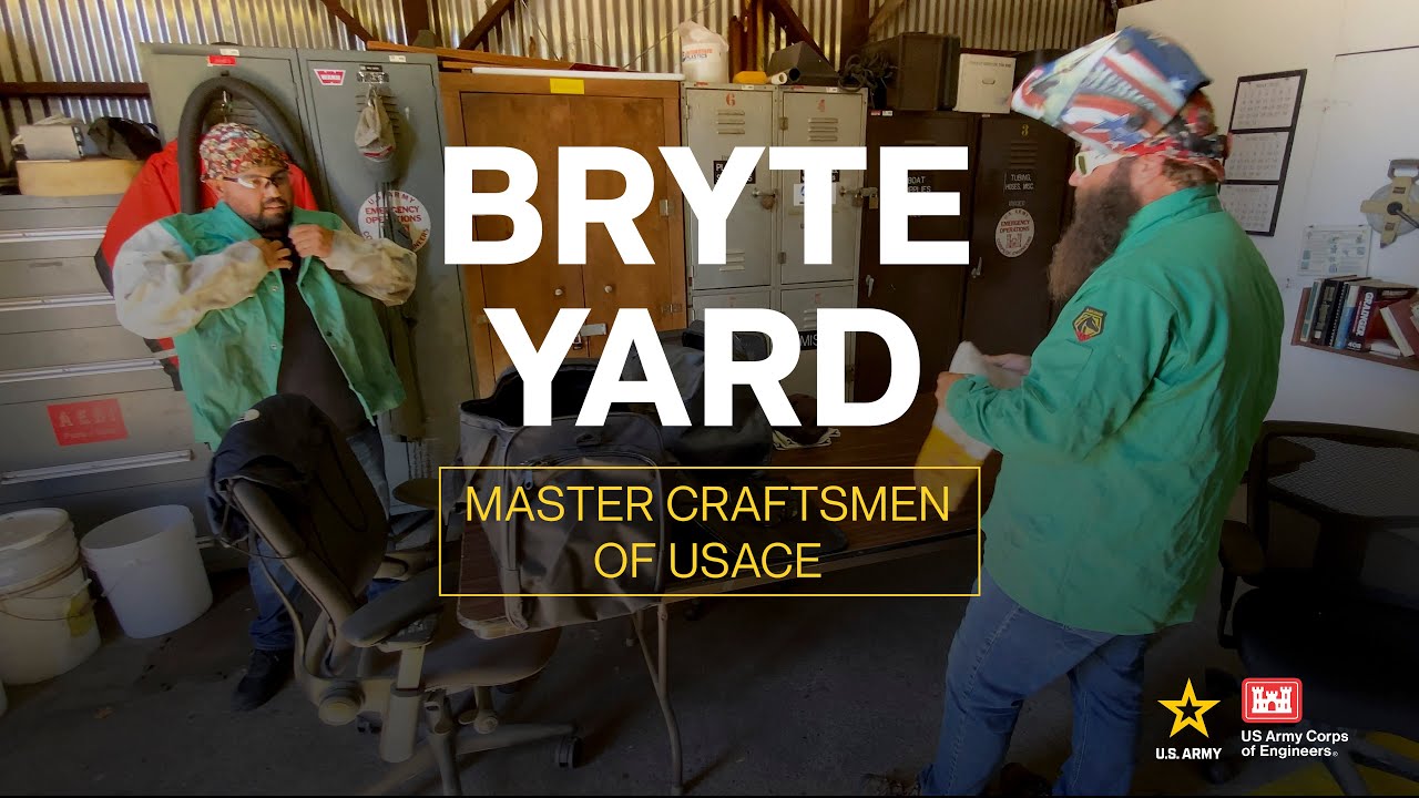 Bryte Yard: Master Craftsmen of USACE - YouTube