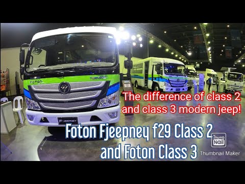 Foton F29 Fjeepney class 2 and class 3 - YouTube
