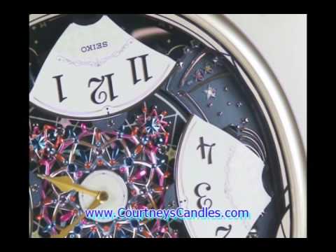 QXM239BRH SEIKO MELODIES IN MOTION MUSICAL CLOCK - YouTube