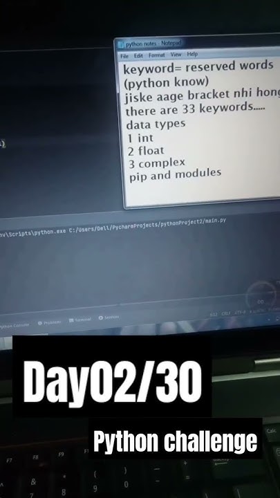 day02/30 python challenge #1million #python #30days #challenge - YouTube