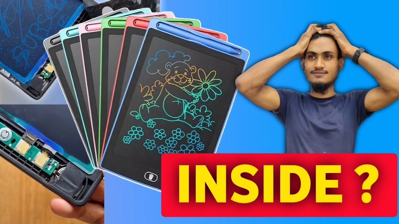 LCD Writing Tablet / Pad Inside 😲 - YouTube