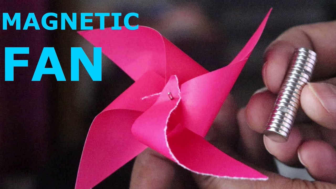 How to Make MAGNETIC FAN - YouTube