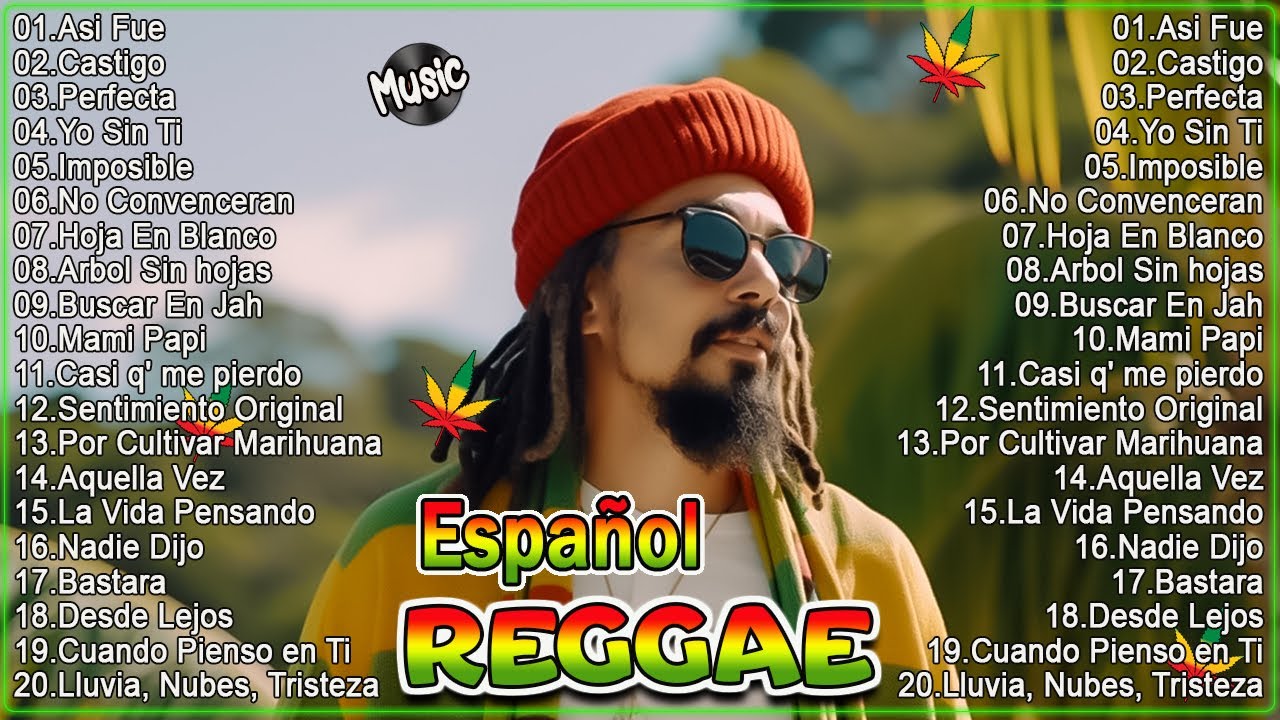 100 Mejores Canciones🌹🎶 Las Mejores Canciones de Reggae en Español para ...