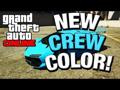 GTA V Online TOP 10 Crew Colors - YouTube