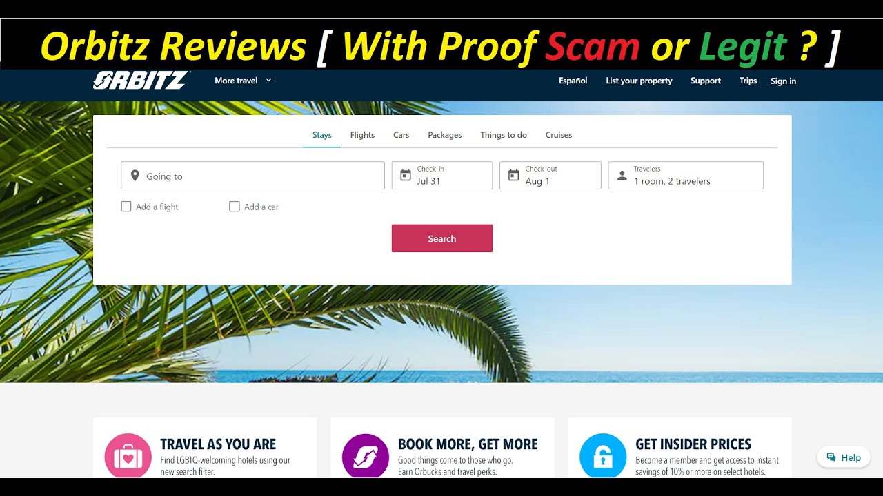 Orbitz Reviews [ With Proof Scam or Legit ? ] ! Orbitz ! Orbitz Com ...