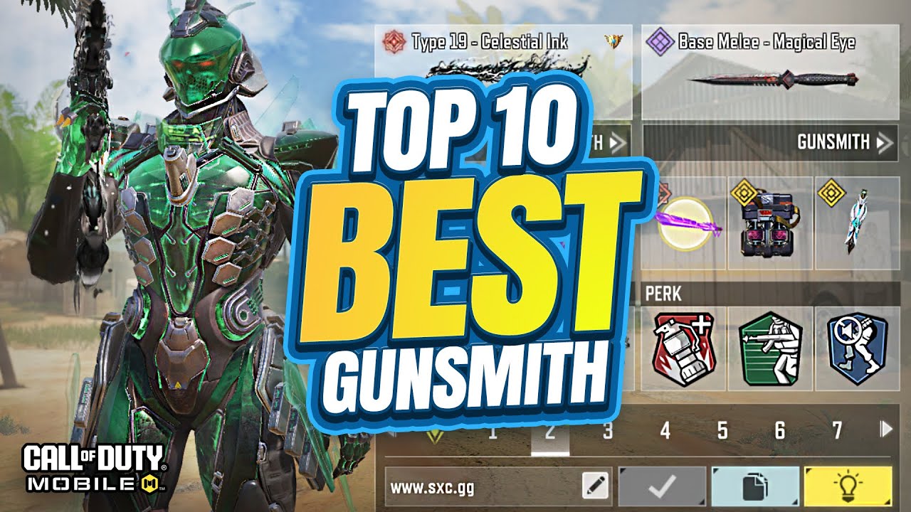 Top Ten Weapons this season for Cod Mobile! BEST GUNSMITH FOR CODM ...
