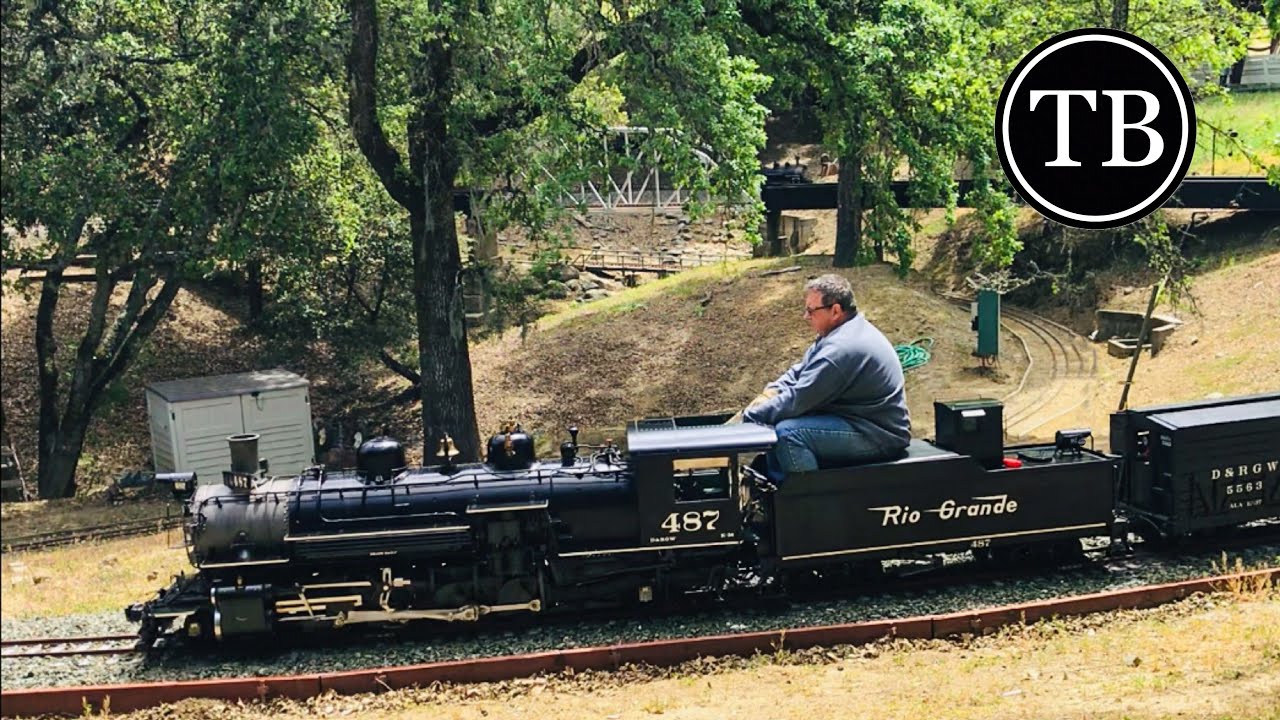 Live Steam K-36 Class - Denver & Rio Grande 2-8-2 - YouTube