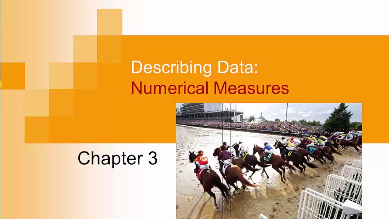 Describing Data: Numerical Measures - YouTube
