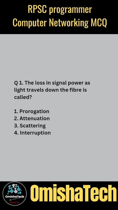 Computer Networking MCQ for RPSC programmer Exam #rpscprogrammer #computernetwork #rpsc # ...