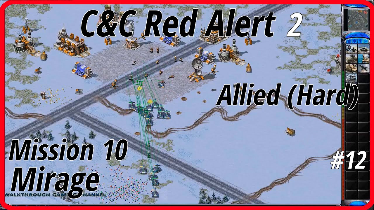 [1920x1080 PC] C&C Red Alert 2 (2000) #12 Allied Hard Mission 10 ...