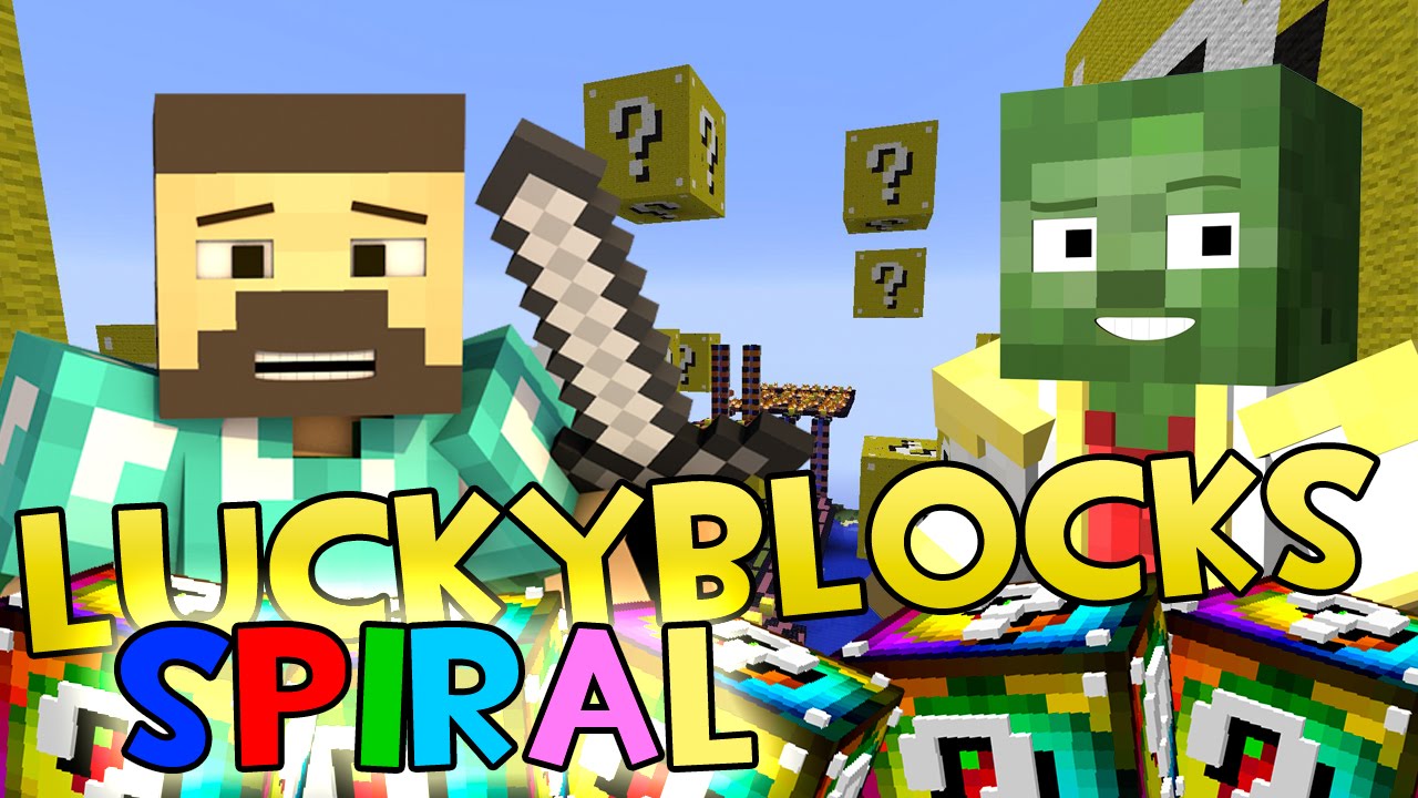 LUCKY BLOCKS SPIRAL (NUEVO ADDON LUCKY BLOCKS) | CARRERA Y REVIEW LUCKY ...