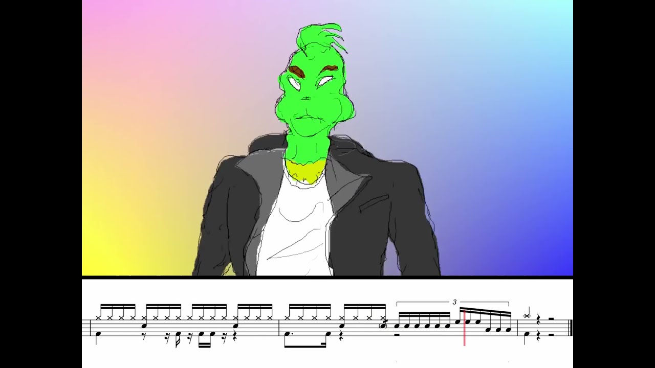 Grinch's Ultimatum by PilotRedSun (Drum Notation) - YouTube