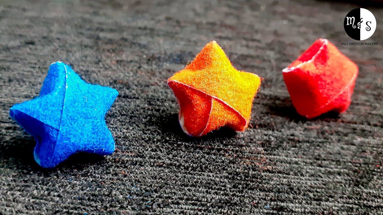 How to make origami 3D Star | Lucky Star | Easy 3D star step by step ...