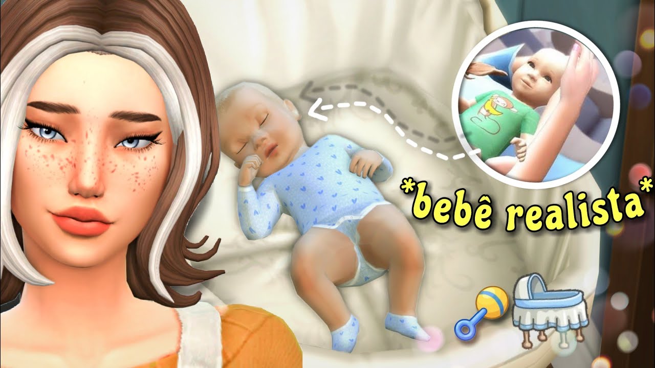 COMO DEIXAR os BEBÊS REALISTA com apenas SKINS E ROUPA NOVA!! 👶🏽😱 ...