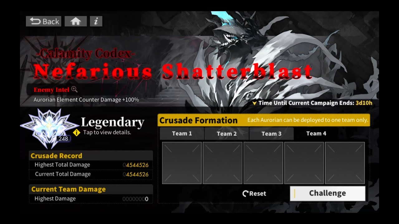 Alchemy Stars - Calamity Codex (Nefarious Shatterblast) # ...